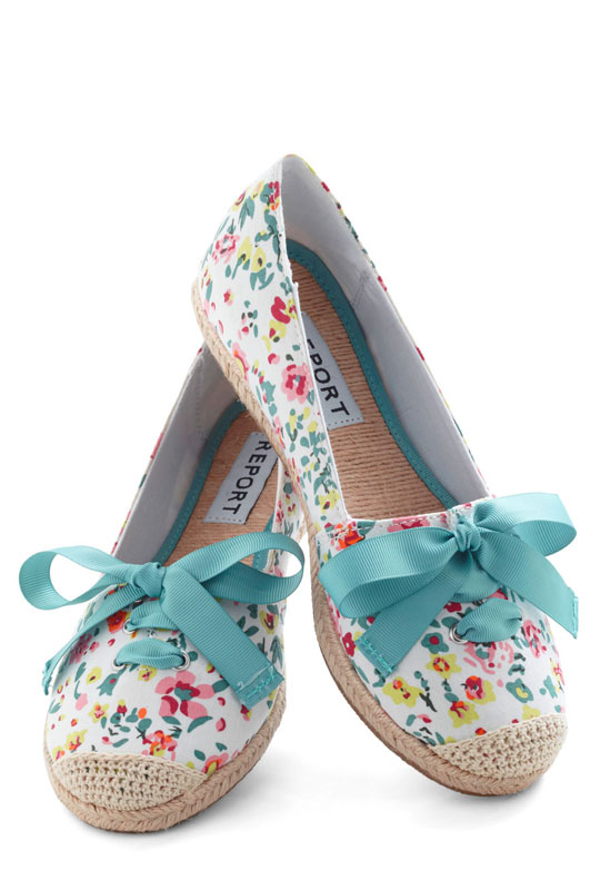 Colorful Styled White Flats - Grouped